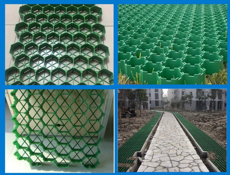 3D Geogrid Cellular Paving System For Grass Paver Or Ground Reinforcement